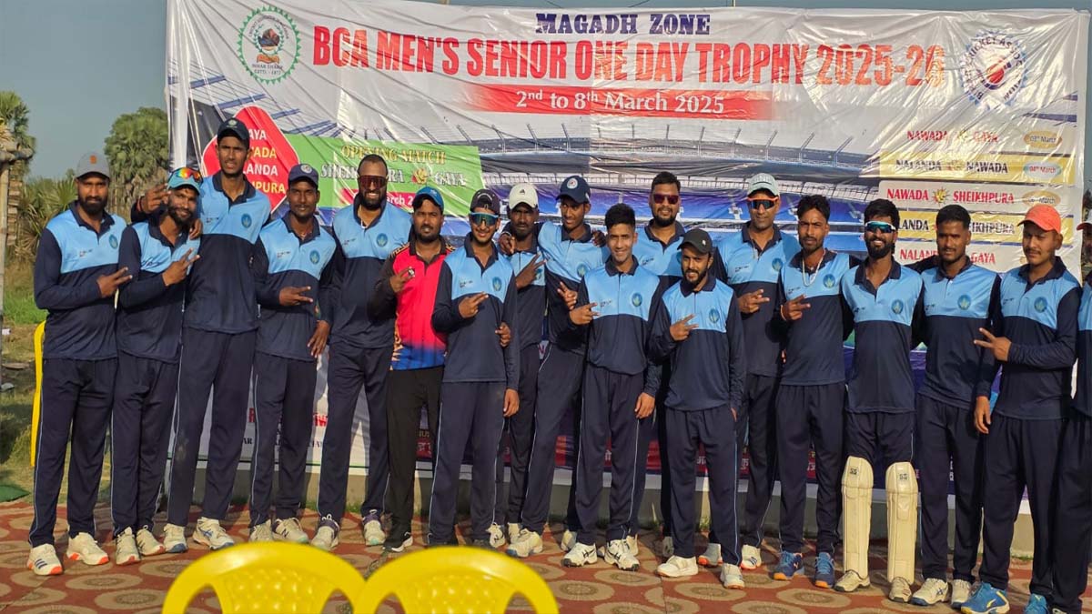 BCA MENS SENIOR ONE DAY TROPHY में गया के गौतम व अभिषेक के शतक